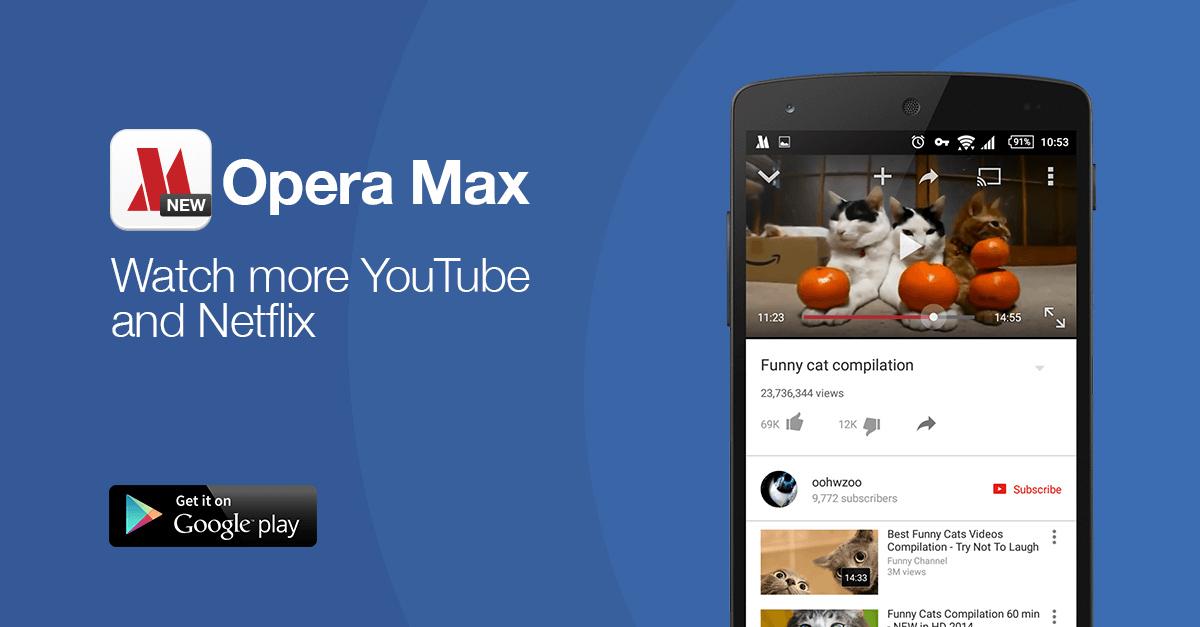 Opera Max, la nuova app Android per il risparmio di traffico dati